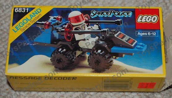 LEGO 6831 Message Decoder Instructions and Parts List