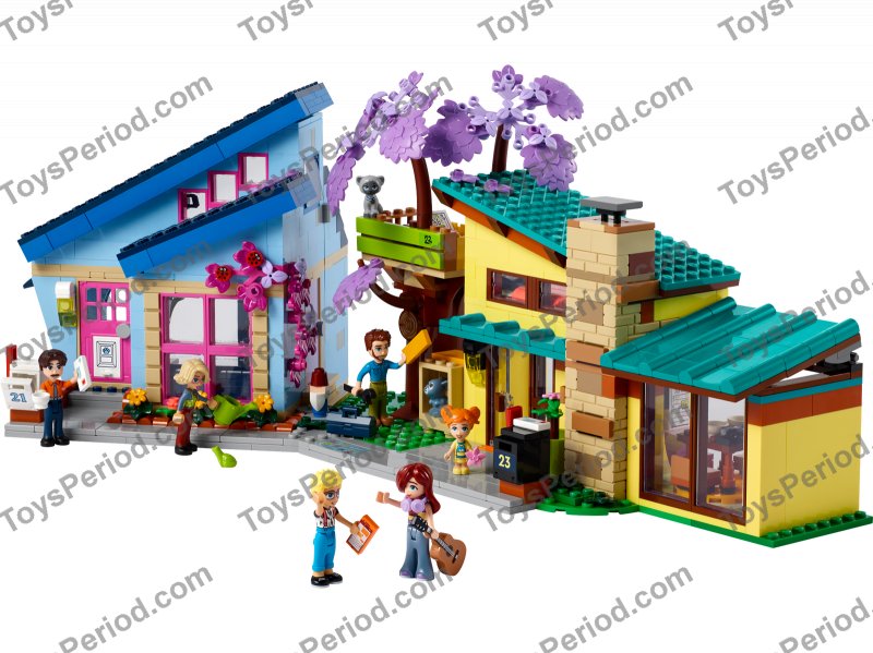 LEGO 42620 Olly and Paisley's Family Houses Set Parts List