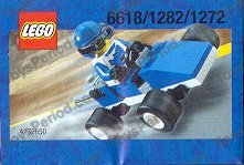 LEGO 1272 Blue Racer Instructions and Parts List