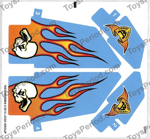 LEGO Sets with Part 42022stk01 Sticker Sheet for Set 42022 - (16039/ ...