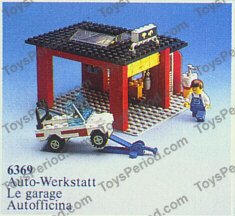 LEGO 6369 Auto Workshop Instructions and Parts List