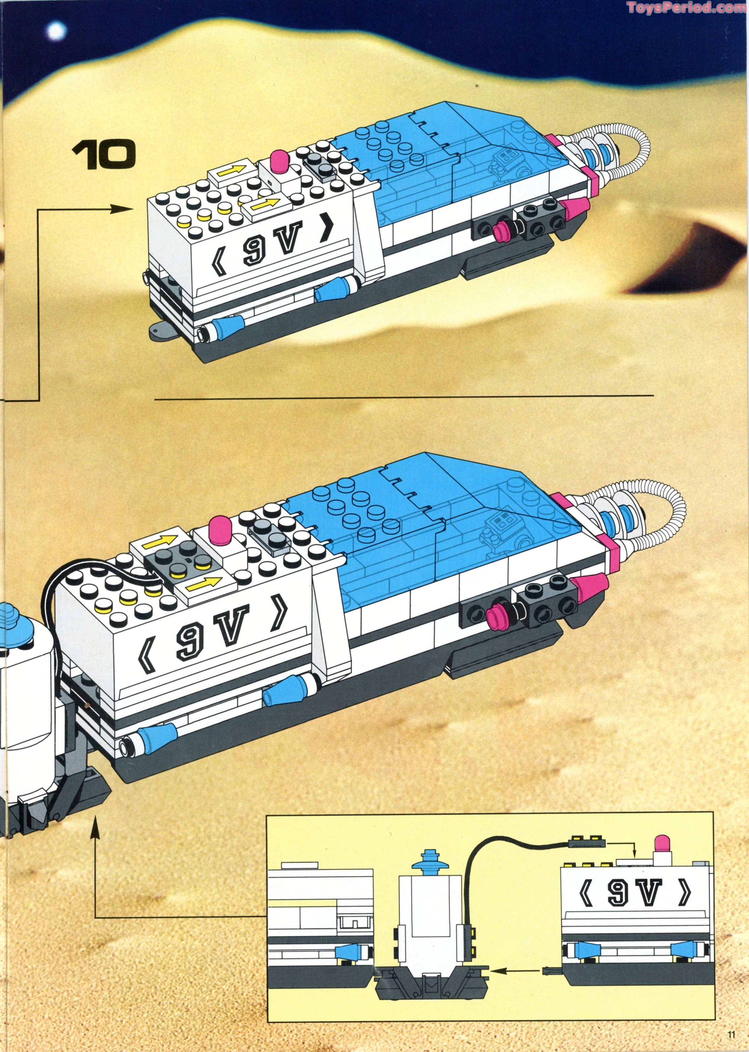 LEGO 6990 Monorail Transport System Instructions and Parts List