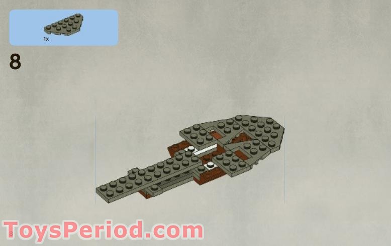 LEGO 7959 Geonosian Starfighter Instructions and Parts List