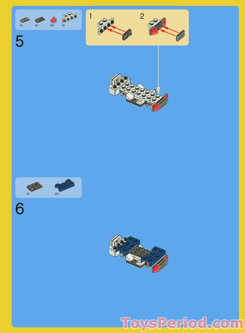 LEGO 10231 Shuttle Expedition Instructions and Parts List