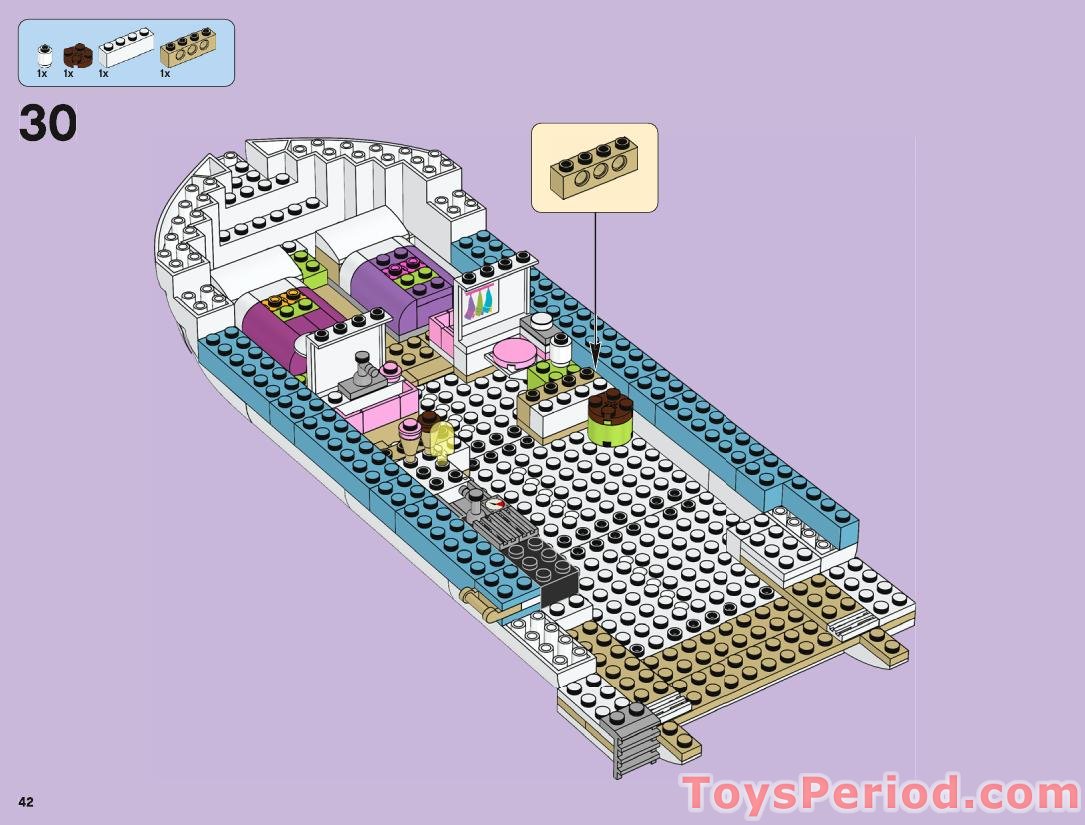 LEGO 41015 Dolphin Cruiser Instructions and Parts List