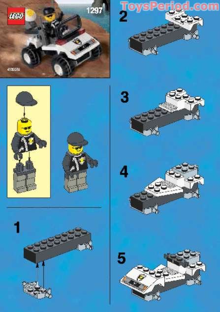 LEGO 1297 Kabaya Promotional Set - Speed Patroler Instructions and ...