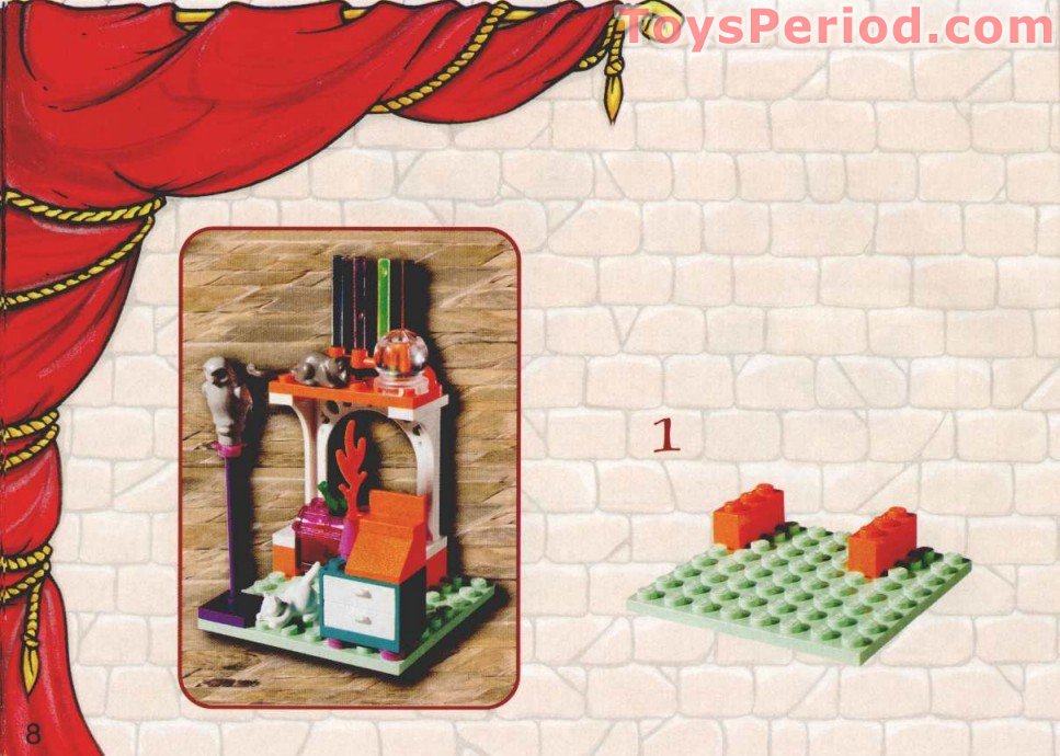 LEGO 4723 Diagon Alley Shops Instructions and Parts List