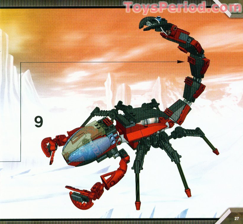 LEGO 4774 Scorpion Orb Launcher Instructions and Parts List