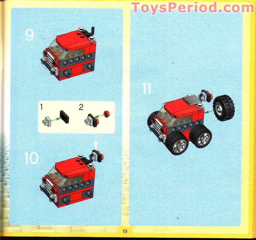LEGO 4883 Gear Grinders Instructions and Parts List