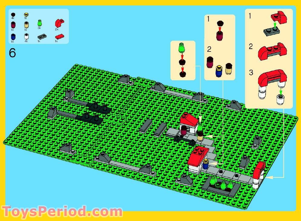 LEGO 4957 Ferris Wheel Instructions and Parts List