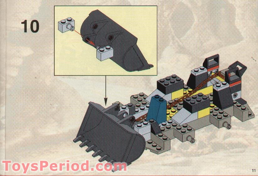 LEGO 4950 Loader-Dozer Instructions and Parts List