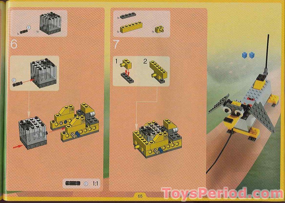 LEGO 4094 Motor Movers Instructions and Parts List