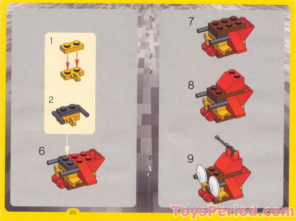 LEGO 4349-1 Wild Pod Instructions and Parts List