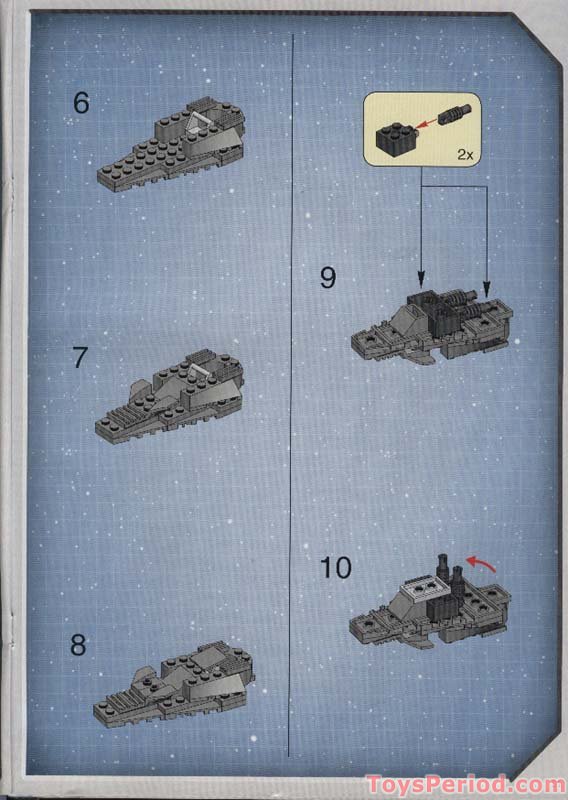 LEGO 4483-2 AT-AT, Blue Box Instructions and Parts List