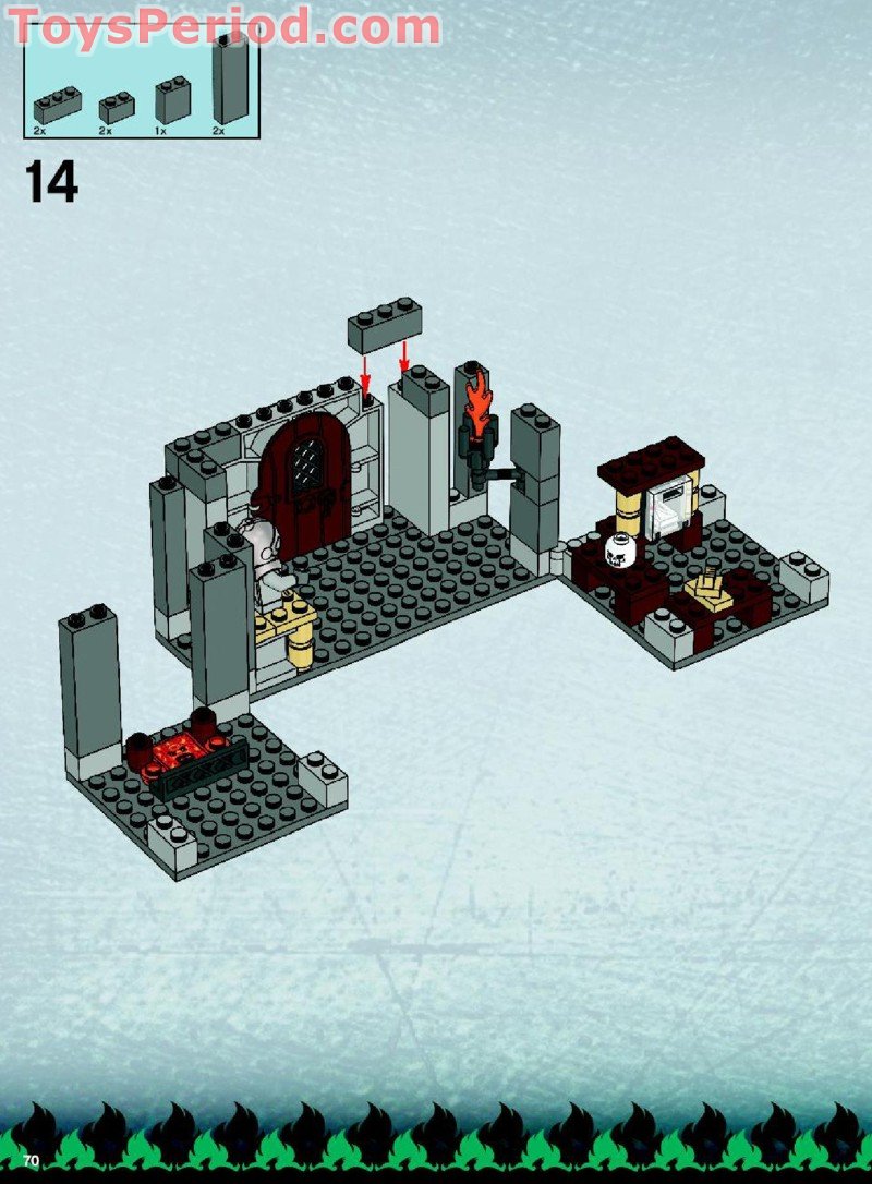 LEGO 5378 Hogwarts Castle (3rd Edition) Instructions and Parts List