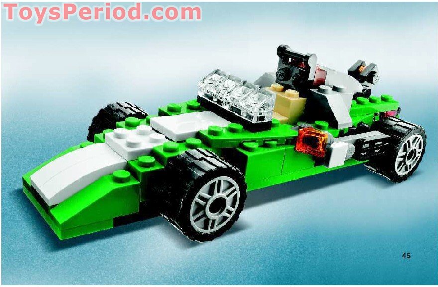 LEGO 6743 Street Speeder Instructions and Parts List