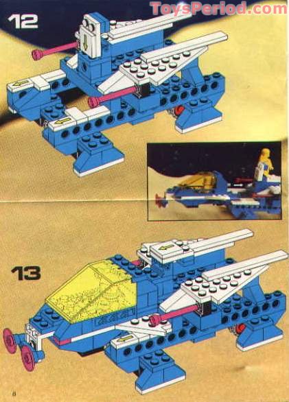 LEGO 6892 Modular Space Transport Instructions and Parts List