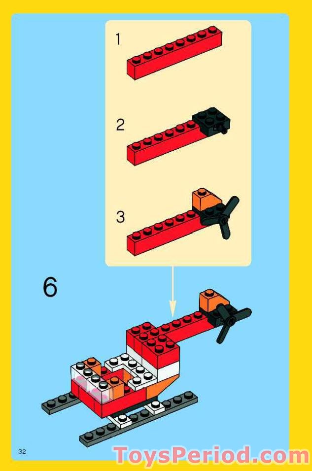 LEGO 6164 LEGO Rescue Building Set Instructions and Parts List