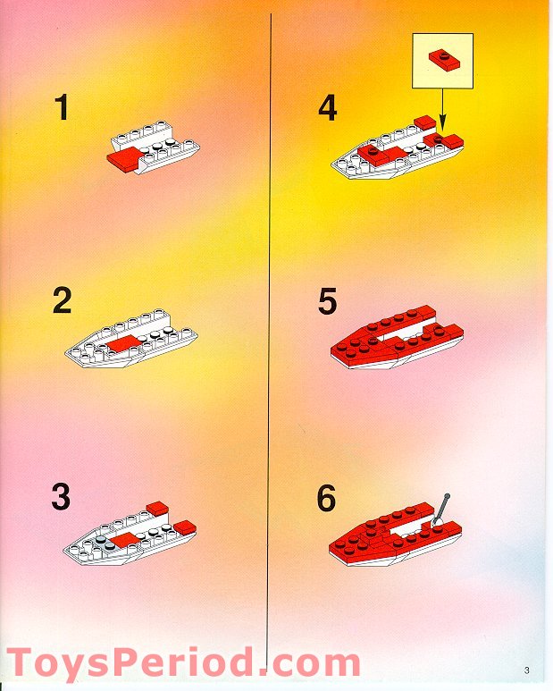 LEGO 6414 Dolphin Point Instructions and Parts List