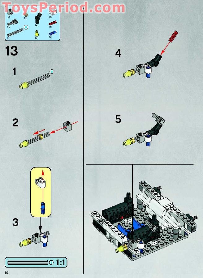 LEGO 7659 Imperial Landing Craft Instructions and Parts List
