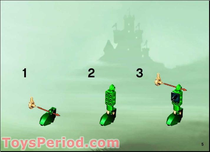 LEGO 8793 Sir Rascus Instructions and Parts List