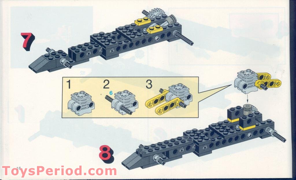 LEGO 8818 Baja Blaster Instructions and Parts List