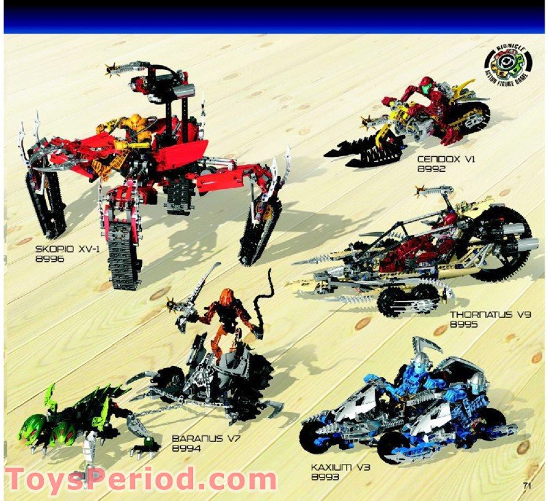 LEGO 8993 Kaxium V3 Instructions and Parts List