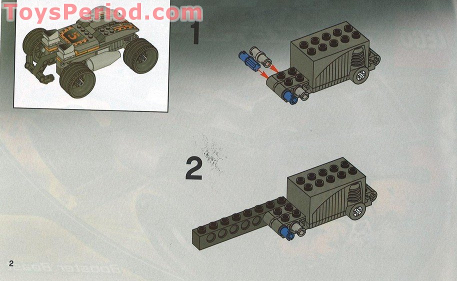 LEGO 8137 Booster Beast Instructions and Parts List