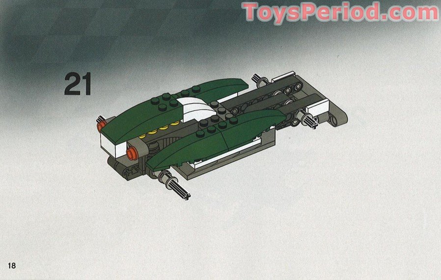 LEGO 8138 Phantom Crasher Instructions and Parts List
