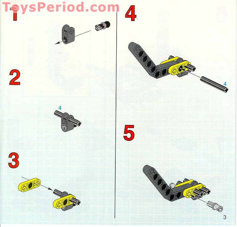 LEGO 8202 Bungee Chopper Instructions and Parts List