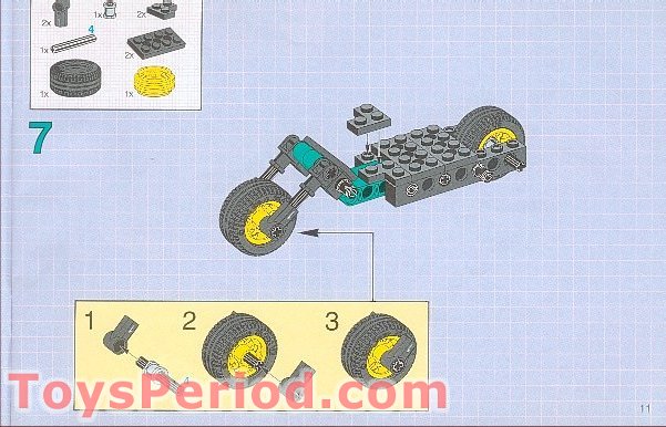 LEGO 8239 Cyber Challenge Instructions and Parts List