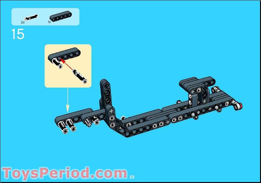 LEGO 8433 Cool Movers Instructions and Parts List