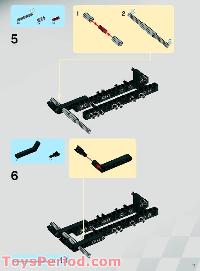 LEGO 8496 Desert Hammer Instructions and Parts List
