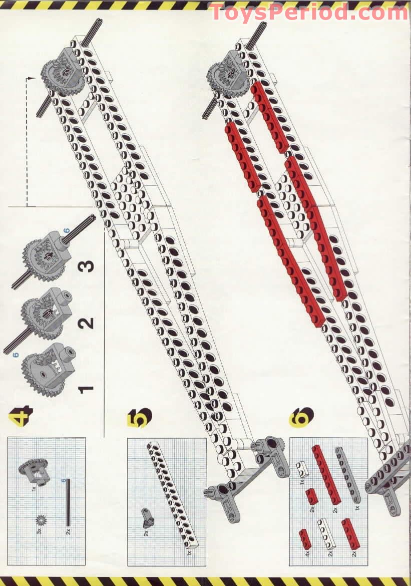 LEGO 8847 Dragster Instructions and Parts List