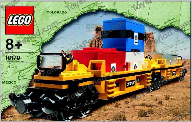 LEGO 10170 TTX Intermodal Double-Stack Car Instructions and Parts List