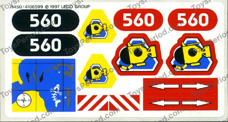 LEGO 6560 Diving Expedition Explorer Instructions and Parts List