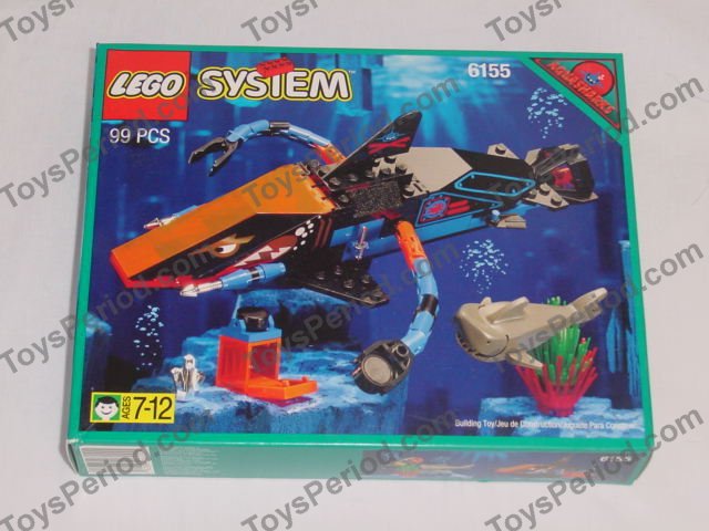 LEGO 6155 Deep Sea Predator - Aquashark Barracuda Instructions and ...