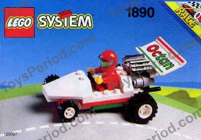 LEGO 1890 Octan Racer Instructions and Parts List