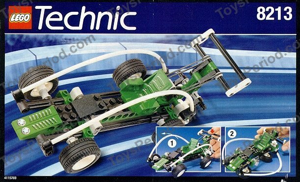 LEGO 8213 Spy Runner Instructions and Parts List