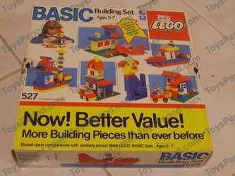 LEGO 527 Basic Building Set Parts List
