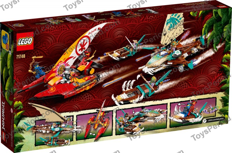 LEGO 71748 Catamaran Sea Battle Set Parts List