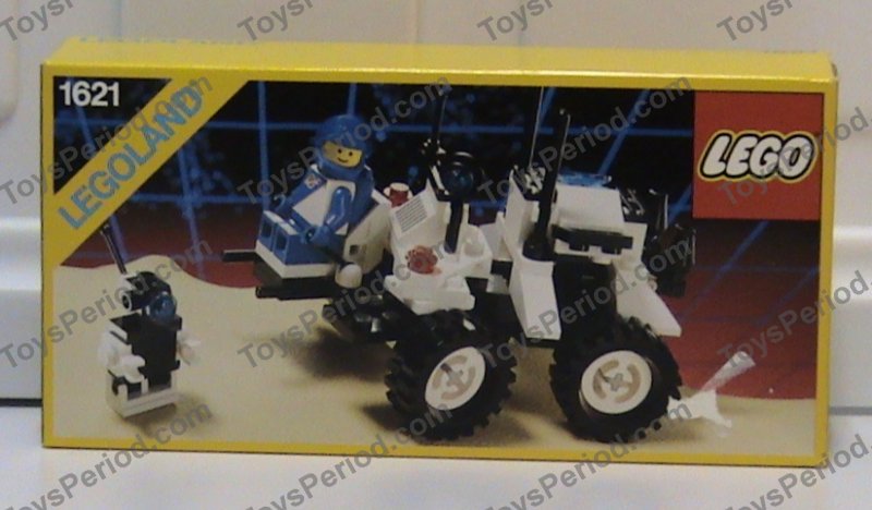 LEGO 1621 Lunar MPV Vehicle Instructions and Parts List