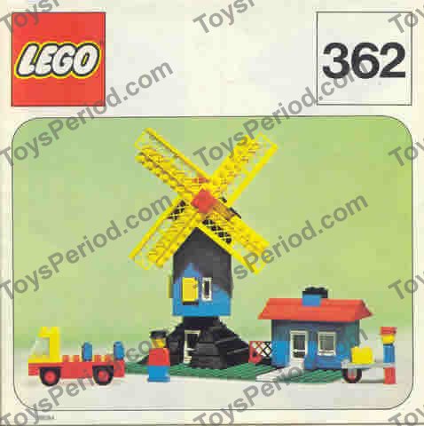 LEGO 362-1 Windmill Instructions and Parts List