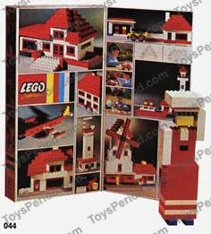 LEGO 044-1 Basic Building Set Parts List