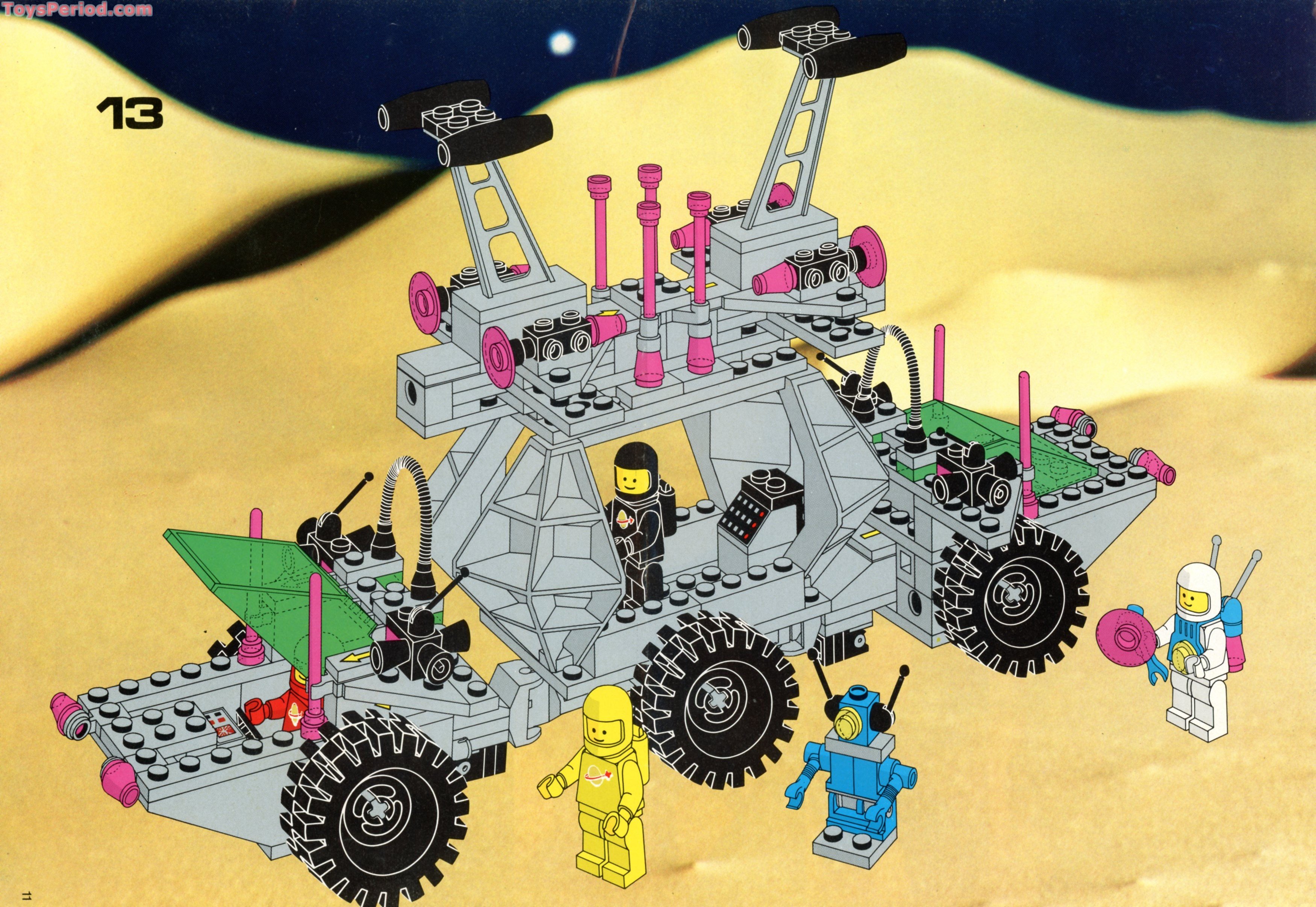 LEGO 6952 Solar Power Transporter Instructions and Parts List