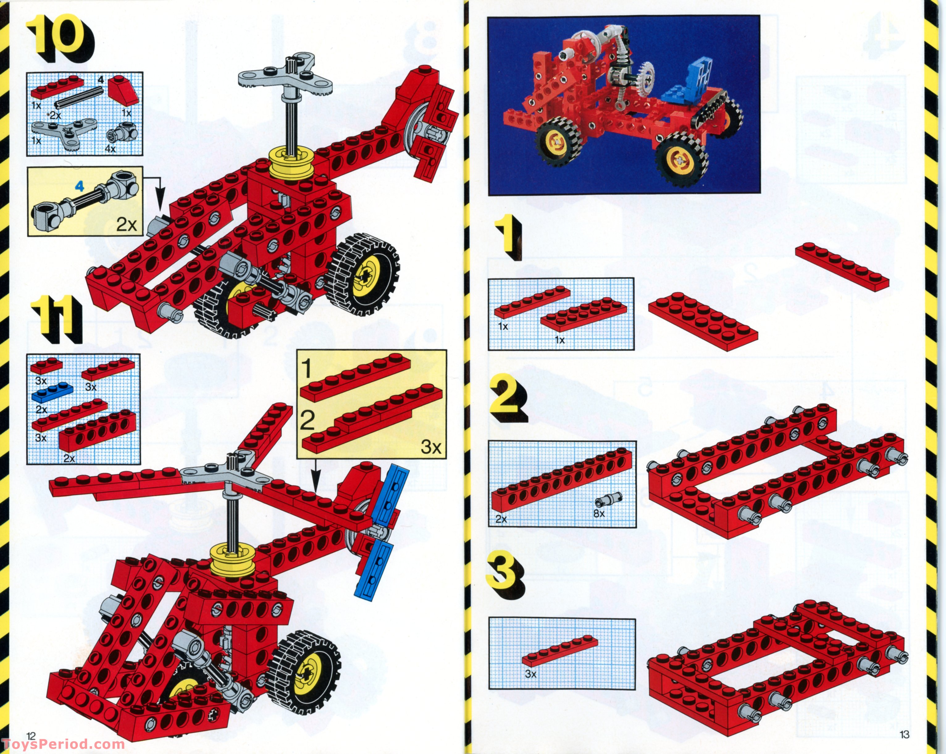 LEGO 8024 Universal Building Set Instructions and Parts List