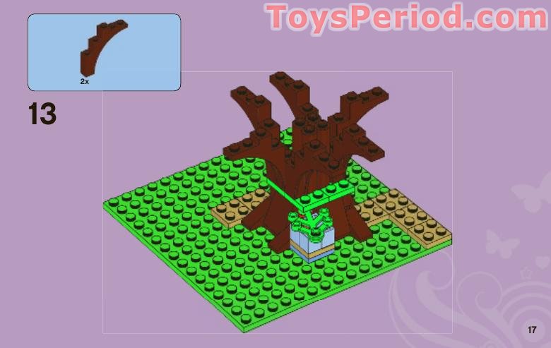 LEGO 3065 Olivia's Tree House Instructions and Parts List