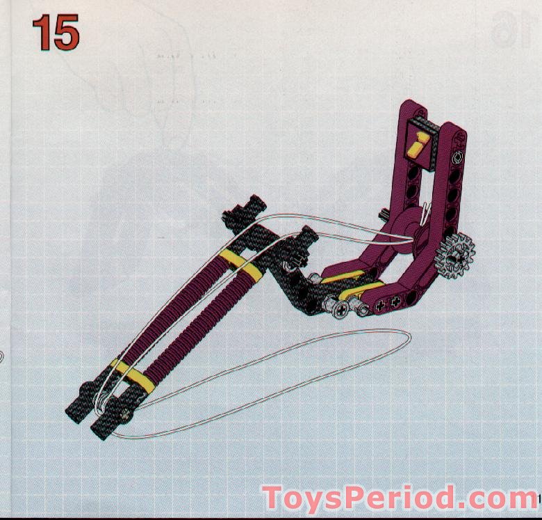LEGO 2854 Bungee Chopper Instructions and Parts List