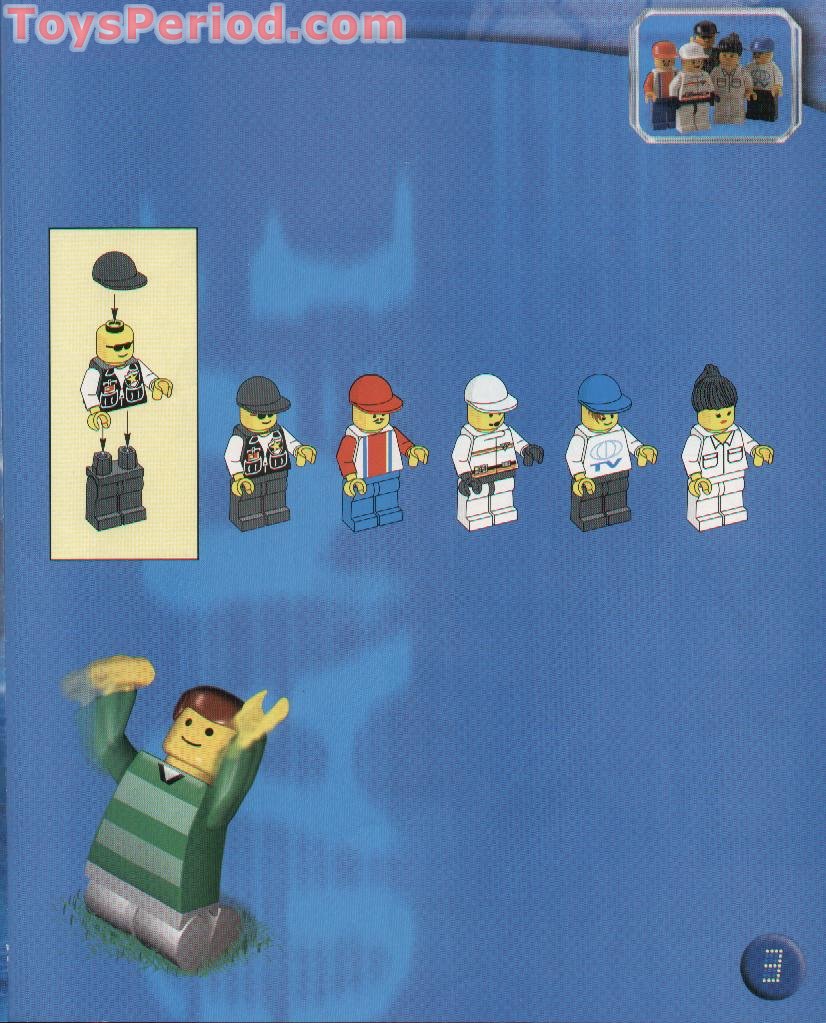 LEGO 3408 Super Sports Coverage Instructions and Parts List