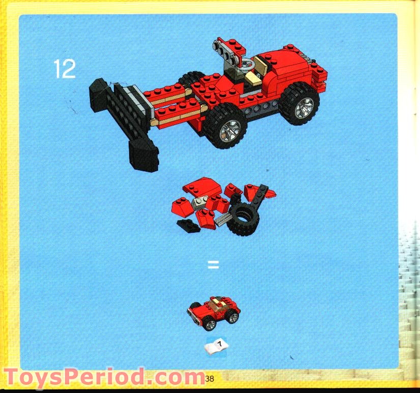 LEGO 4883 Gear Grinders Instructions and Parts List